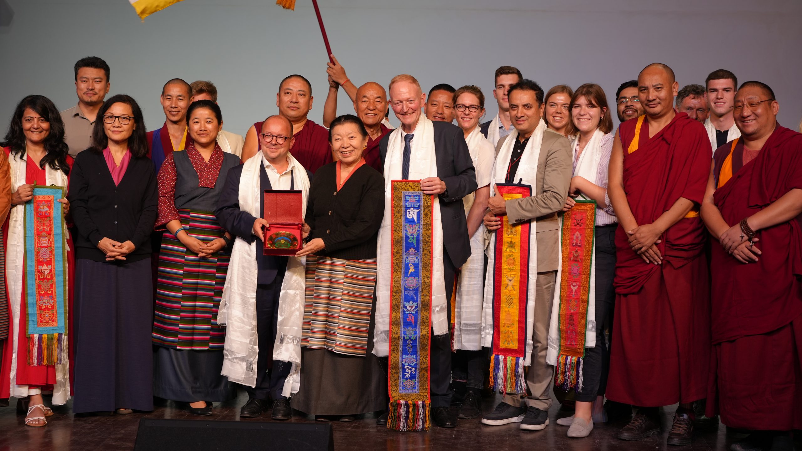 The Tibetan Parliament in exile hosted a cultural show and dinner for a ...